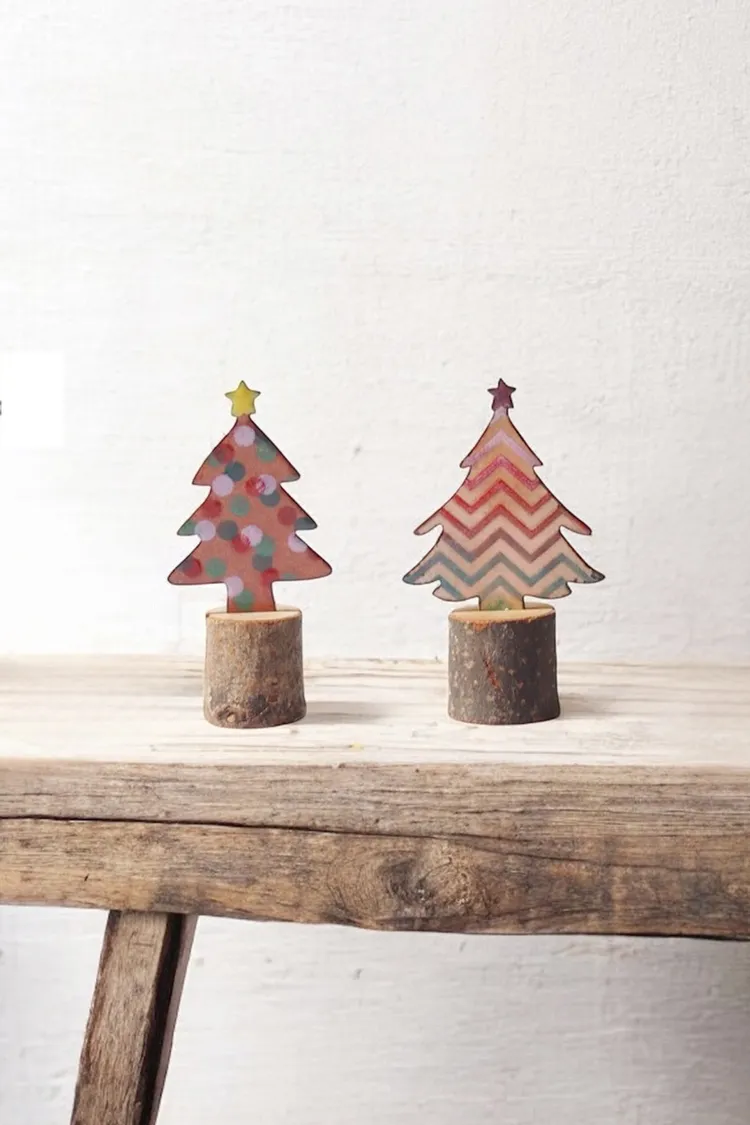 銀彩聖誕小樹 │ 琺瑯工藝擺件 - Aliko Chen Jewelry & Design