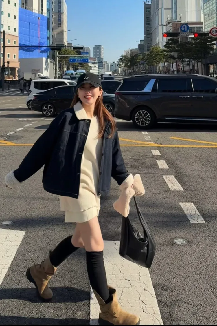 【12G07-AE 韓國細坑條羊毛長襪】共六色 - Becca Select