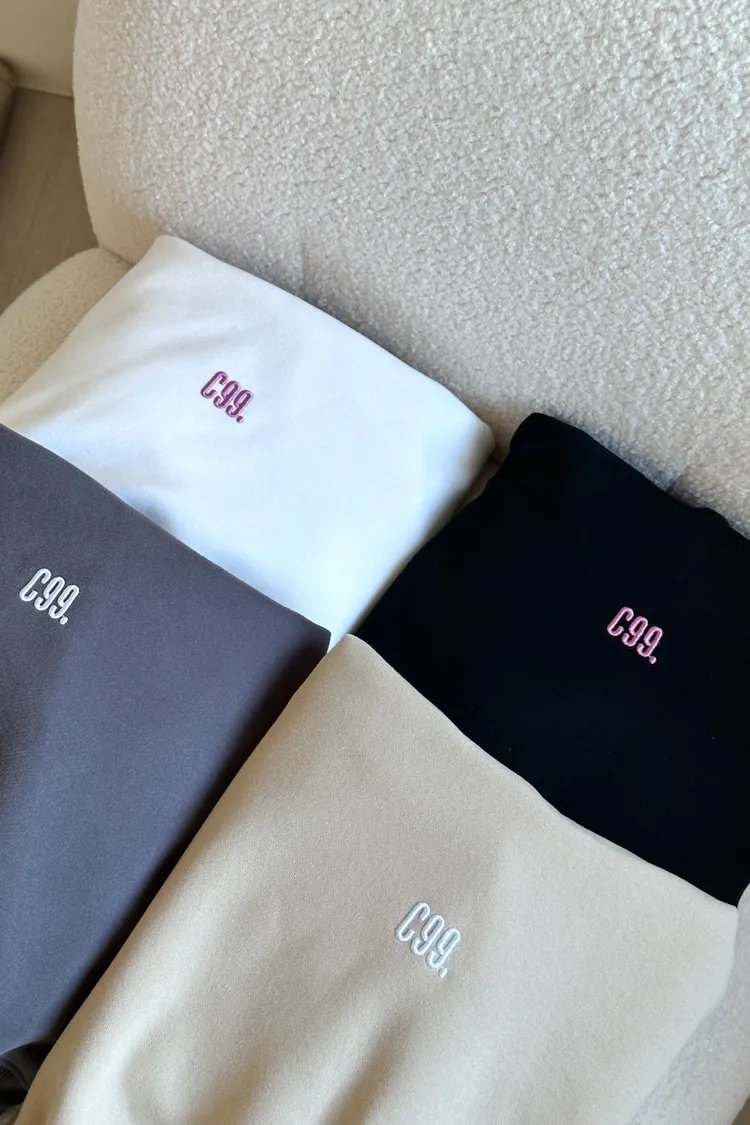 C99.品牌自訂重磅短版修身帽踢(無口袋) - c99.studio official