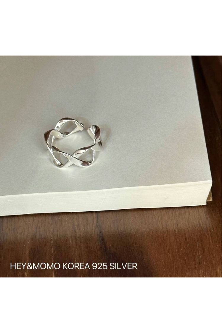 CM604無限infinity簍空925純銀可調式戒指 - lavida官網-韓國連線代購